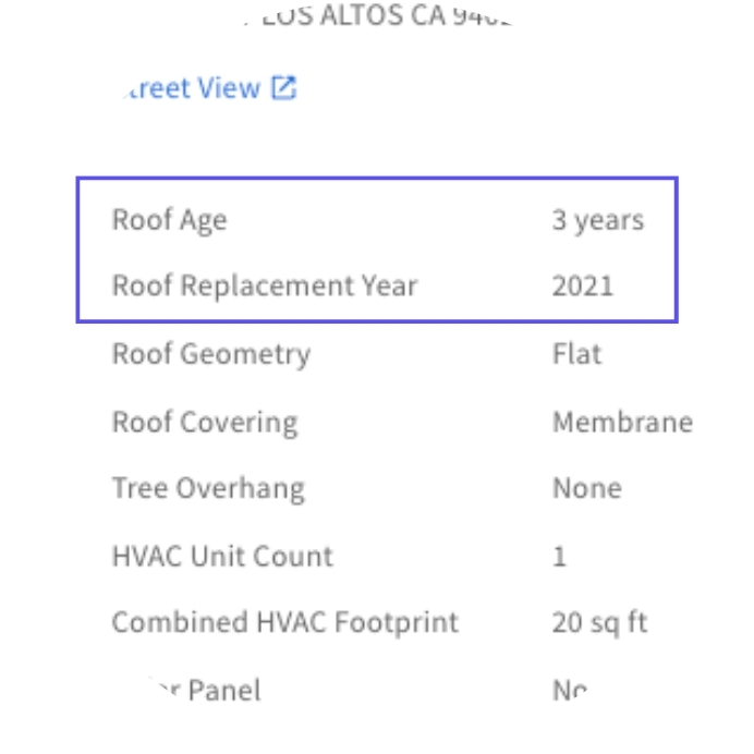 Roof Age - CAPE Analytics